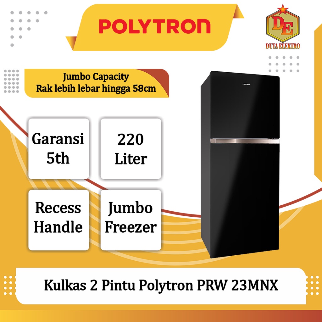 Jual Kulkas 2 Pintu Polytron PRW 23 MNX | Shopee Indonesia