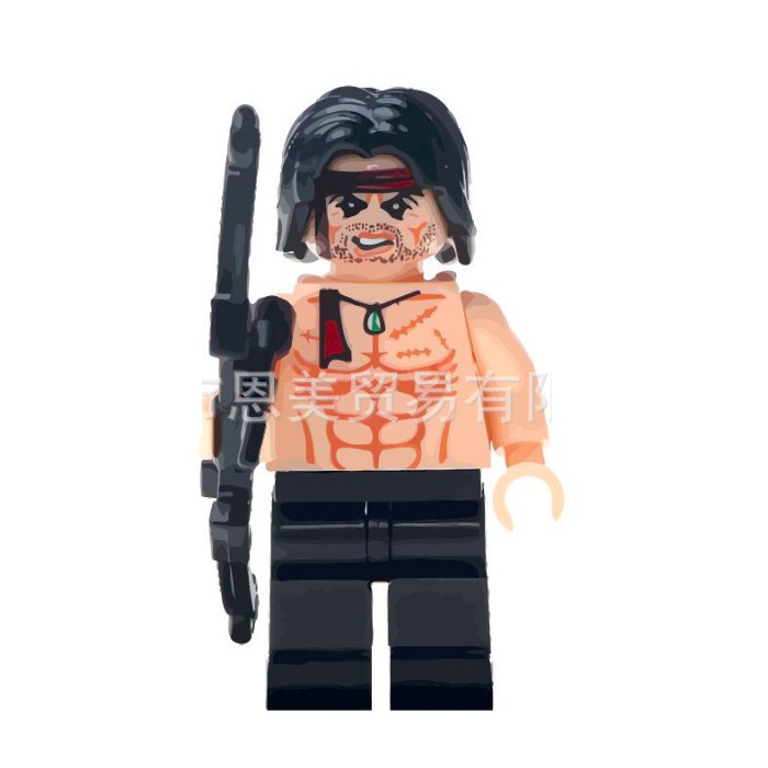 Jual First Blood John Rambo Arrow Sylvester Stallone Minifigure Lego ...