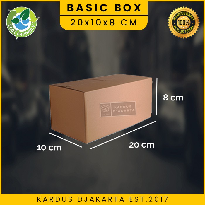 Jual Kardus / Karton Box Packing Polos 20x10x8 cm | Shopee Indonesia