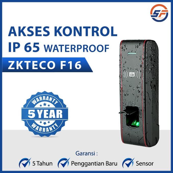 Jual Akses Kontrol Outdoor IP 65 ZKTECO F16 Access Control Door Original | Shopee Indonesia