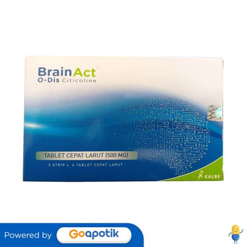 Jual Brainact O Dis 500 Mg Box 30 Tablet | Shopee Indonesia