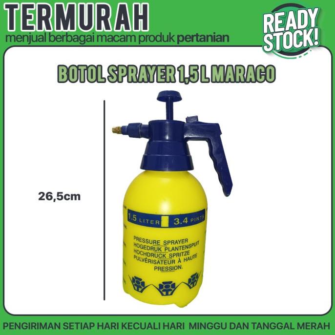 Jual New Botol 1,5L Maraco Std Kuning ( Botol Sprayer 1.5Liter 1500Ml ...