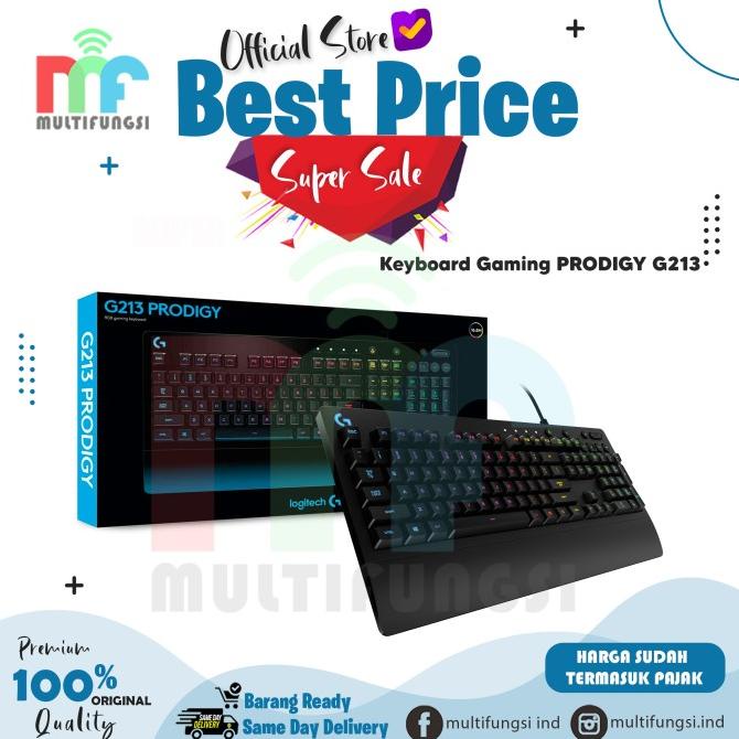 Jual Keyboard G213 Prodigy Gaming Keyboard - Garansi Resmi | Shopee ...