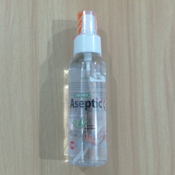Jual Hand Sanitizer Aseptic Plus Cair Spray 100 ml | Shopee Indonesia