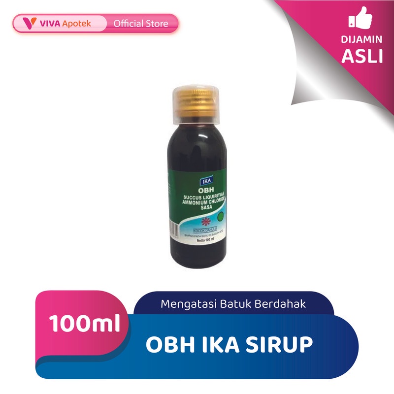 Jual OBH IKA Sirup untuk Mengatasi Batuk Berdahak (100 ml) | Shopee ...