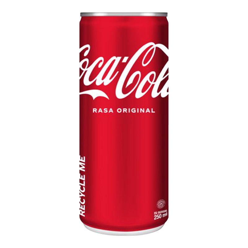 Jual Coca-Cola Original Minuman Soda Rasa Kola Kaleng 250 ml | Shopee ...