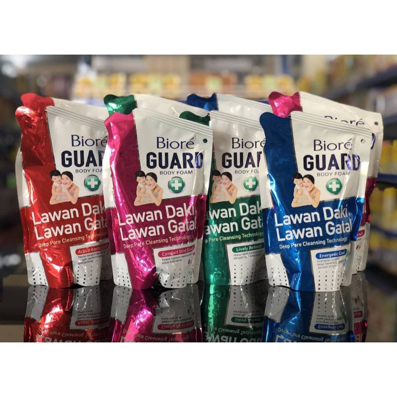 Jual Biore Guard Body Wash sabun mandii Cair 400ml | Shopee Indonesia