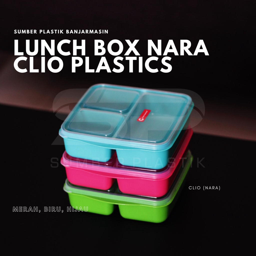Jual Lunch Box Nara Clio Kotak Makan Ompreng Makan (Nara) | Shopee Indonesia