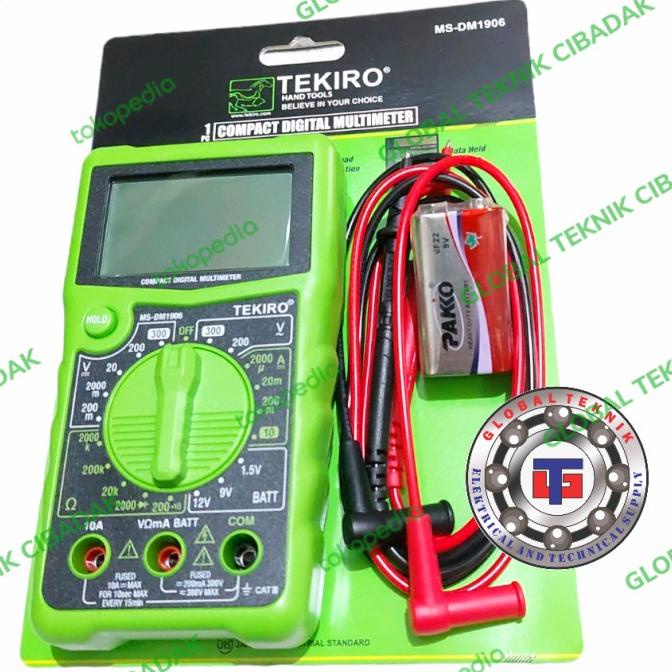 Jual tekiro Compact digital multimeter/multi tester digital MS-DM1906 ...