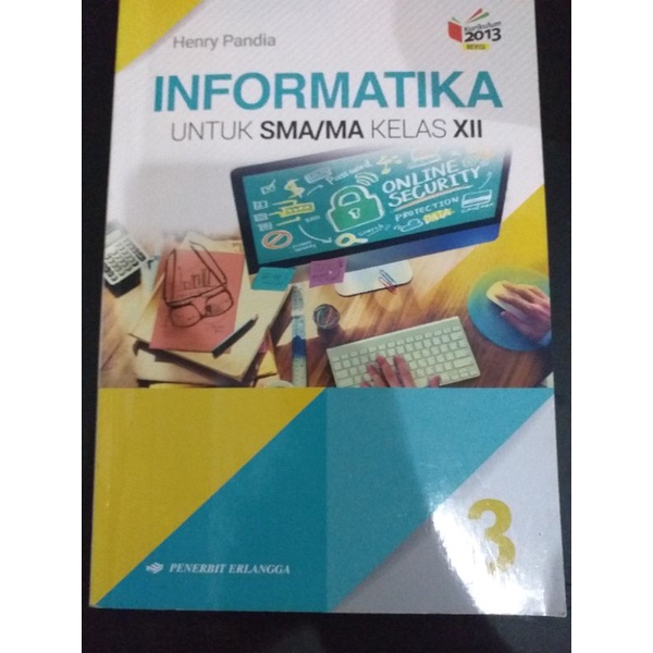 Jual BUKU INFORMATIKA KELAS 12, ERLANGGA-HENRY PANDIA | Shopee Indonesia