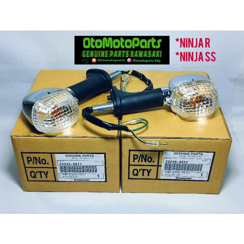Jual LAMPU SEIN SEN NINJA 150 R SS ORIGINAL 23040-0071 / 23040-0072 | Shopee Indonesia