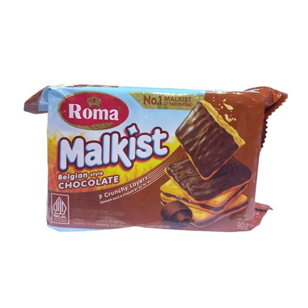 Jual ROMA MALKIST COKELAT 90 GR - BISKUIT | Shopee Indonesia