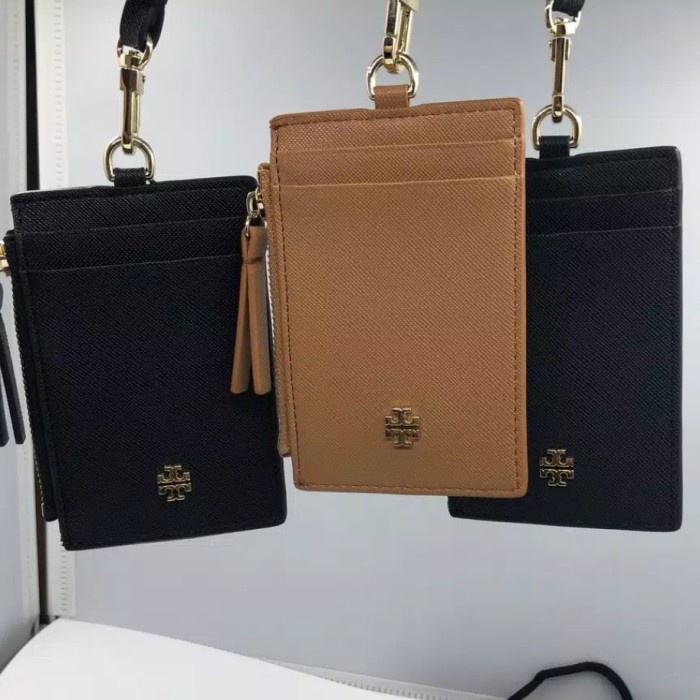 Jual Name Tag Holder Tory Burch ID card Holder Gantungan ID Card ...
