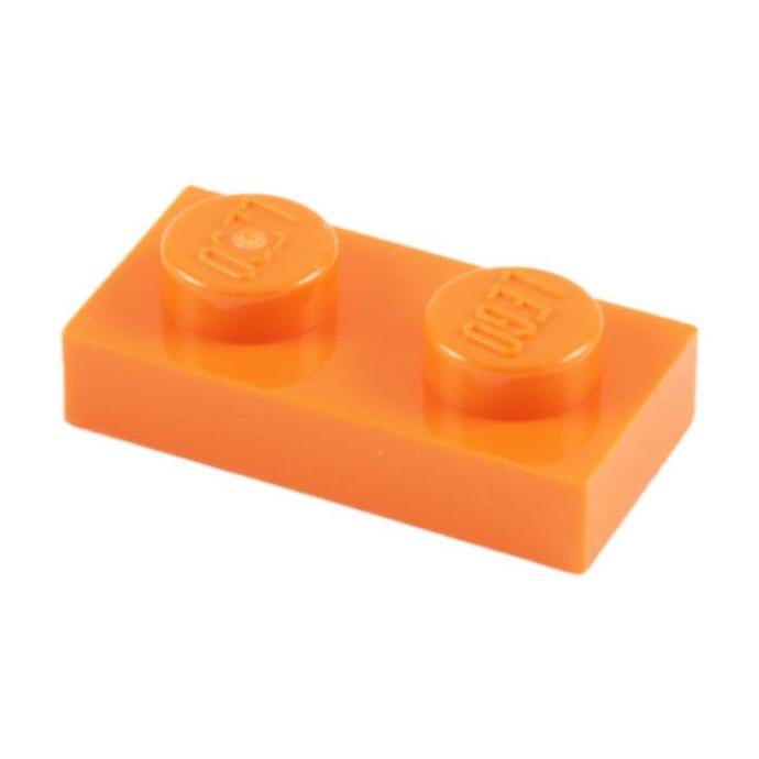 Jual Lego Part Plate 1x2 ORANGE | Shopee Indonesia