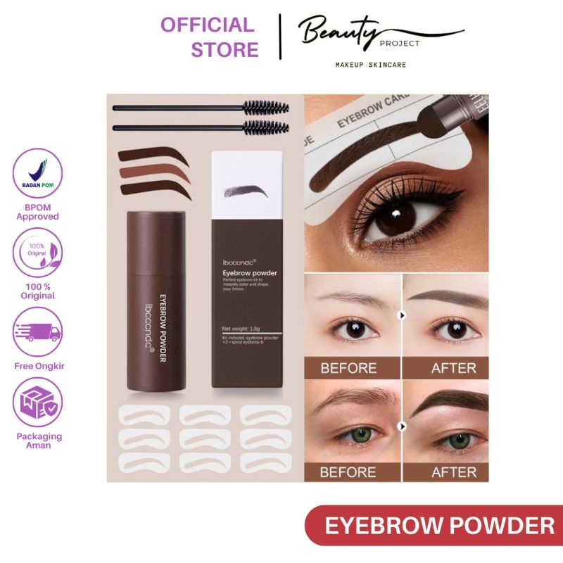 Jual ibcccndc Eyebrow Powder Cetakan Alis Instan / Eyebrow Stamp Alis ...