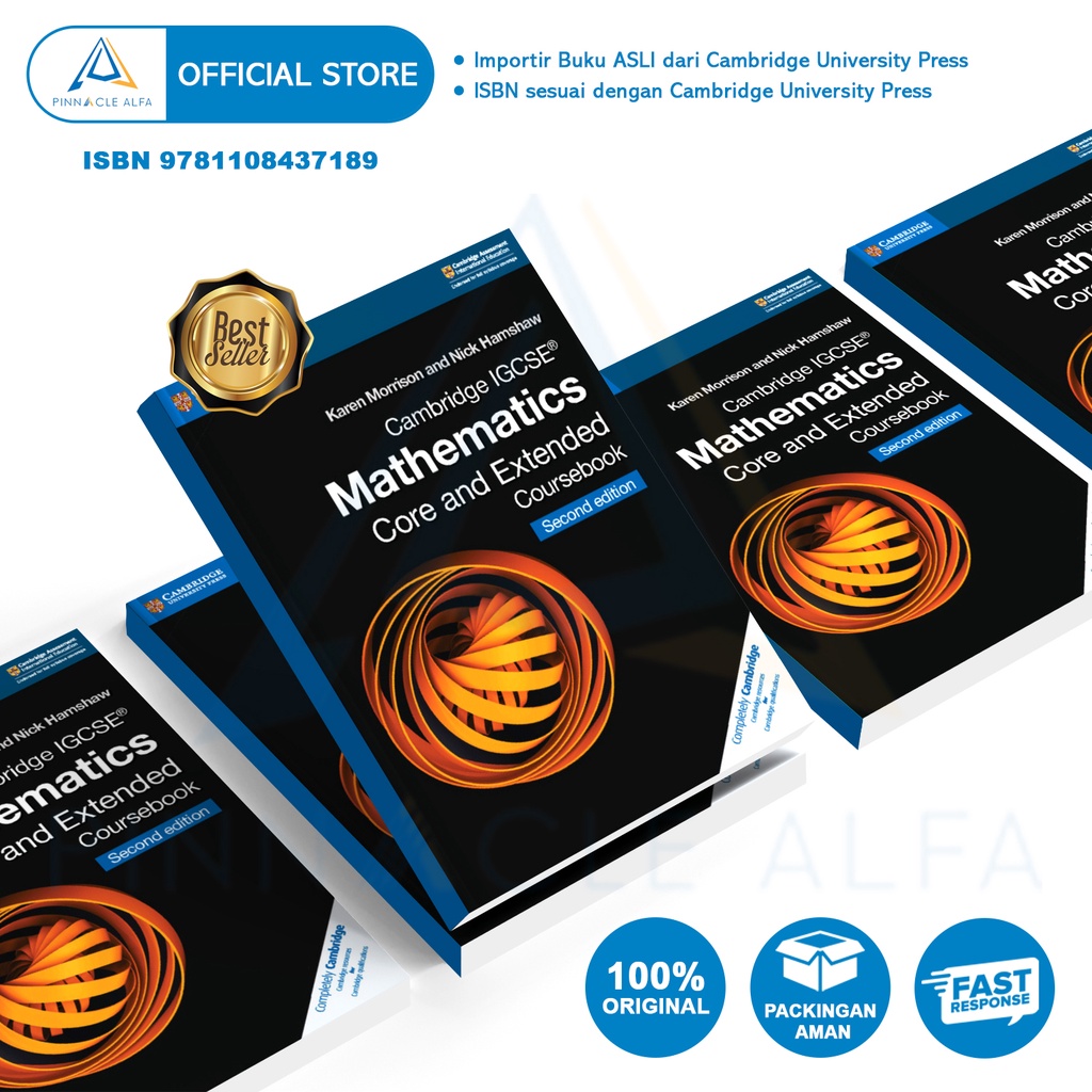 Jual Cambridge IGCSE™ Mathematics Coursebook Core and Extended | Shopee ...
