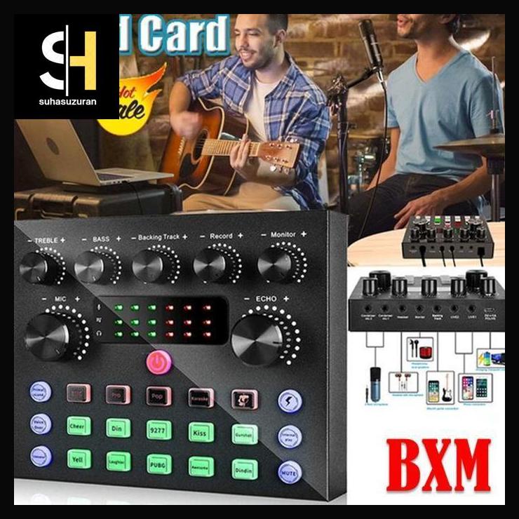 Jual Sound card V8 Mixer Bluetooth SoundCard V8 Audio Soundcard V8S ...