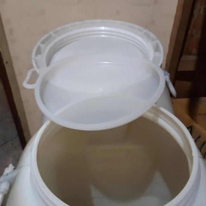 Jual Laris Tong Plastik Putih 50 Liter Drum Plastik 50L Tong Serbagun ...