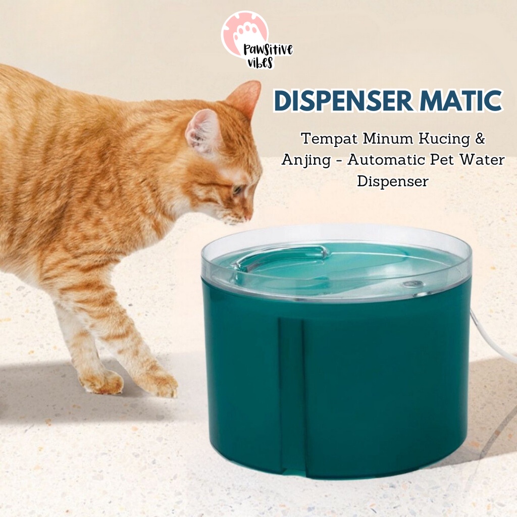 Jual Dispenser Minum Hewan Otomatis - Tempat Minum Kucing & Anjing ...