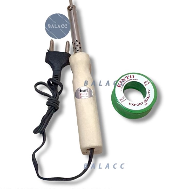 Jual Baru SOLDER PLASTIK / KAYU 40WATT ITAMI SOLDERING IRON 40W 40 WATT ...