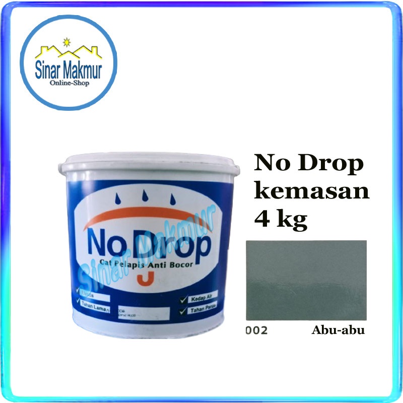 Jual Cat Pelapis Anti Bocor 1 Galon GL 002 Warna Abu Abu Cat Tembok Waterproofing (NO DROP ...
