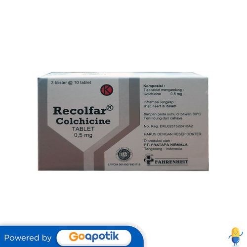 Jual RECOLFAR 0.5 MG BOX 30 TABLET | Shopee Indonesia