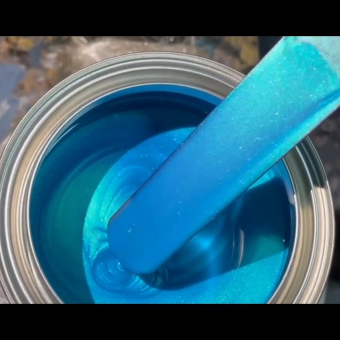 Jual Aurora Blue Effect Paint Color King Paint | Shopee Indonesia