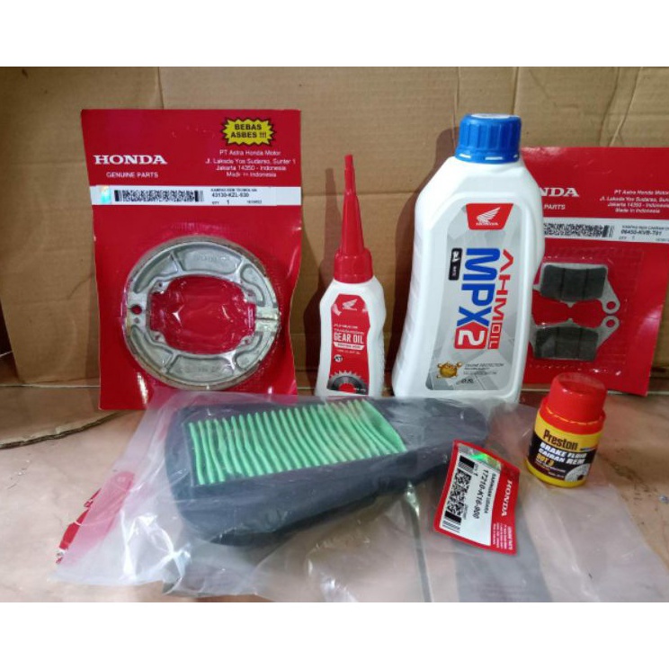 Jual PAKET KOMPLIT SERVIS HONDA METIK BEAT FI STREET ESP VARIO 110 SCOOPY FI jml | Shopee Indonesia