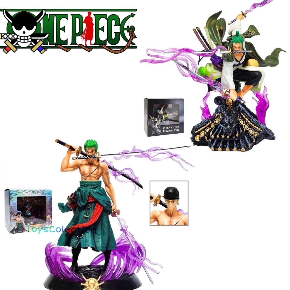 Jual Action Figure One Piece Roronoa Zoro Three Sword Kimono Battle ...