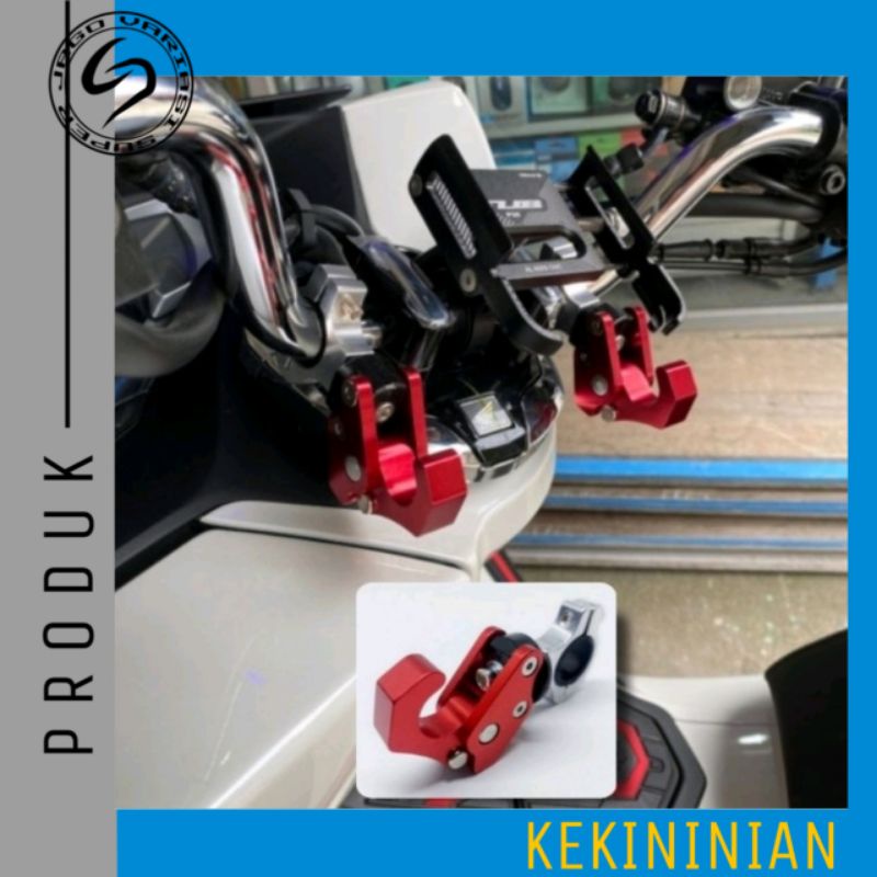 Jual Gantungan Barang CNC PCX ADV Beat Street Xride CB Universal Motor ...