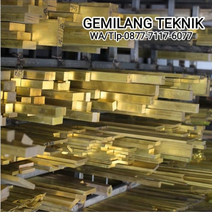 Jual Plat Kuningan Brass Kotak 10mm X 10mm X 250mm | Shopee Indonesia