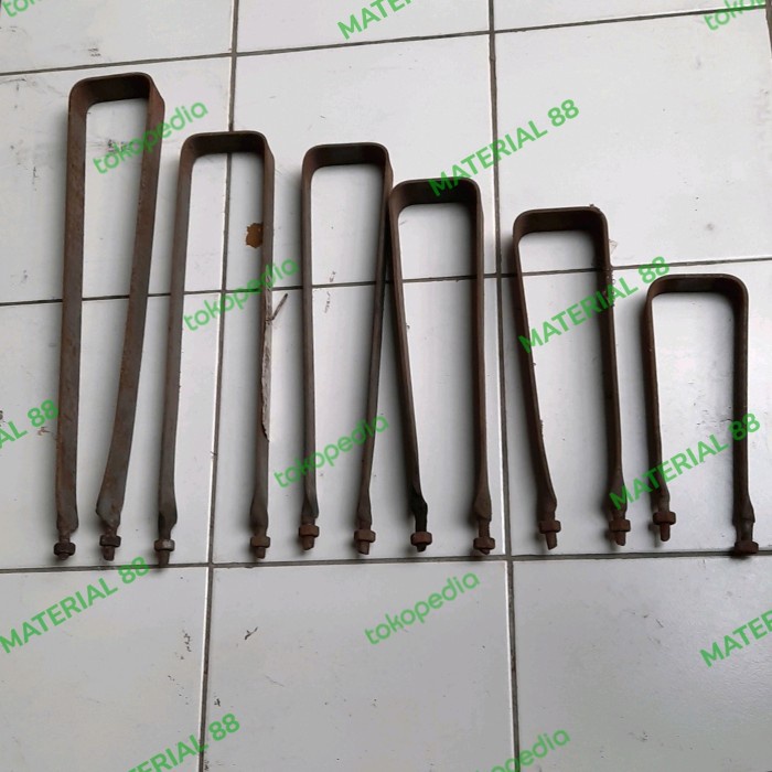 Jual Besi Aisan U drat + Mur - Besi Behel Kuda-kuda Atap Kayu | Shopee ...
