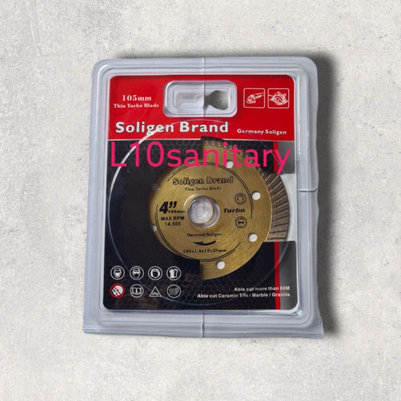 Jual SOLIGEN Diamond Wheel Mata Gerinda Potong Kramik GRANIT SOLIGEN ...