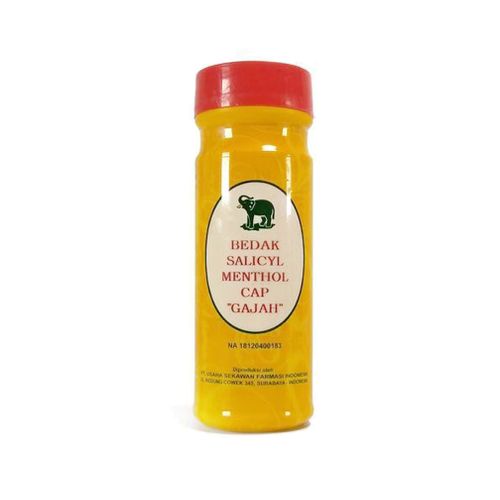 Jual GAJAH BEDAK SALICYL MENTHOL 100 GRAM BOTOL | Shopee Indonesia