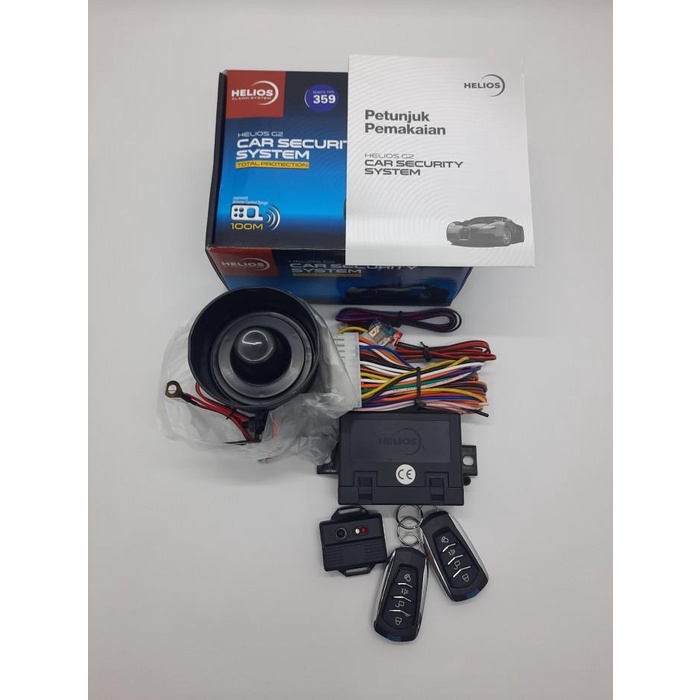 Jual Alarm Mobil Universal Helios G2 Car Alarm System | Shopee Indonesia