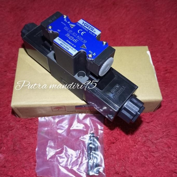 Jual SOLENOID VALVE DSG-01-3C2-A220-50 YUKEN DIRECTIONAL VALVE HYDRAULIC TW | Shopee Indonesia