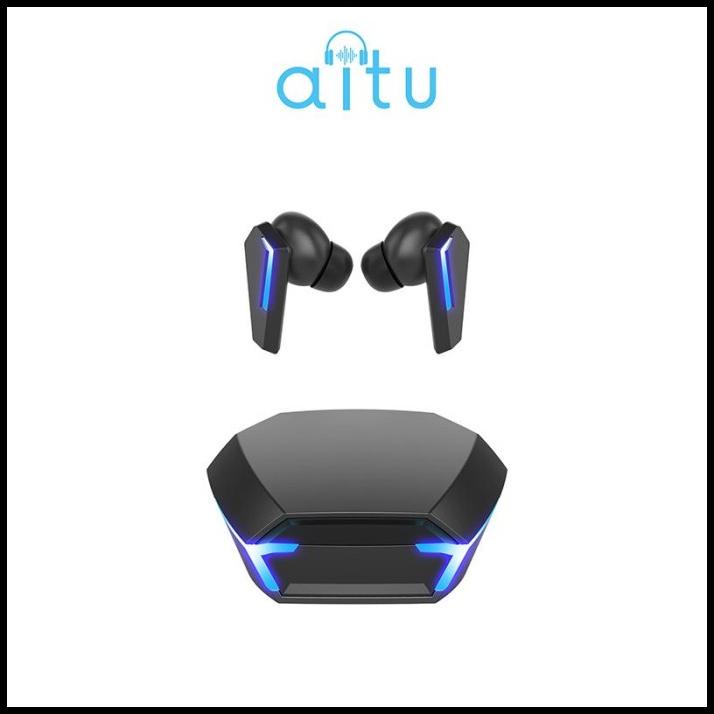 Jual Terlaris Aitu M10 Wireless Gaming Headset Bluetooth 5.2 Tws ...