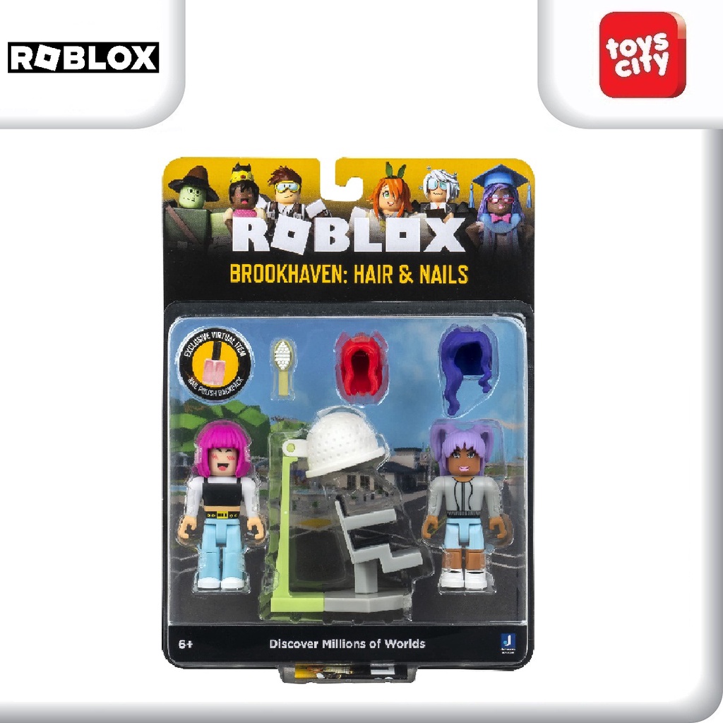 Jual Roblox Celebrity Collection - Brookhaven: Hair & Nails Game-Pack ...