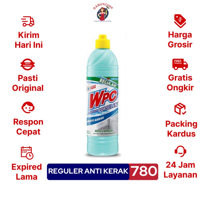 Jual Pembersih Toilet Porselen WPC Hijau 780ml | Shopee Indonesia