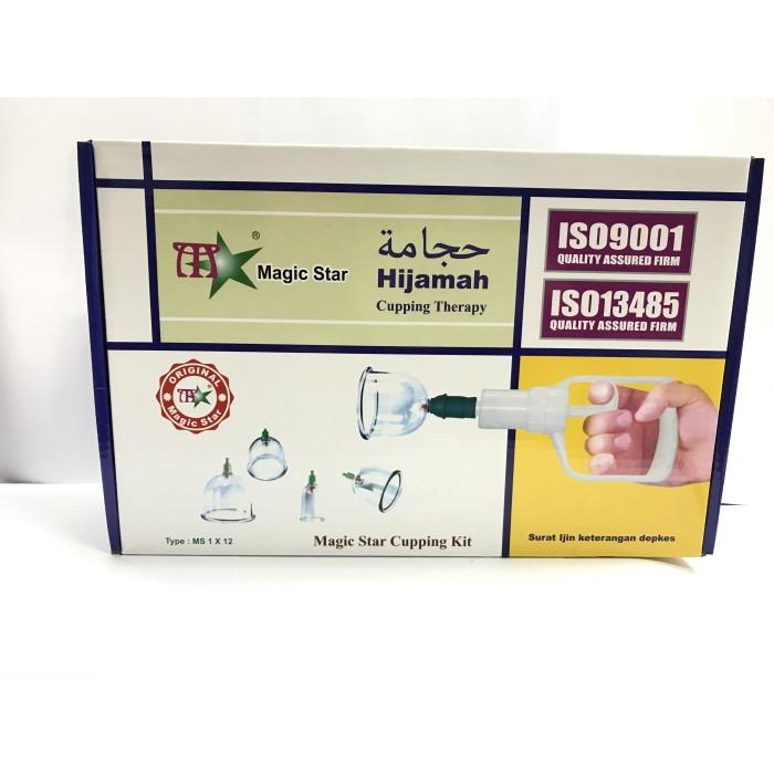 Jual Magicstar Alat Bekam Isi 12 / Kop Angin / Hijamah Cupping Therapy | Shopee Indonesia