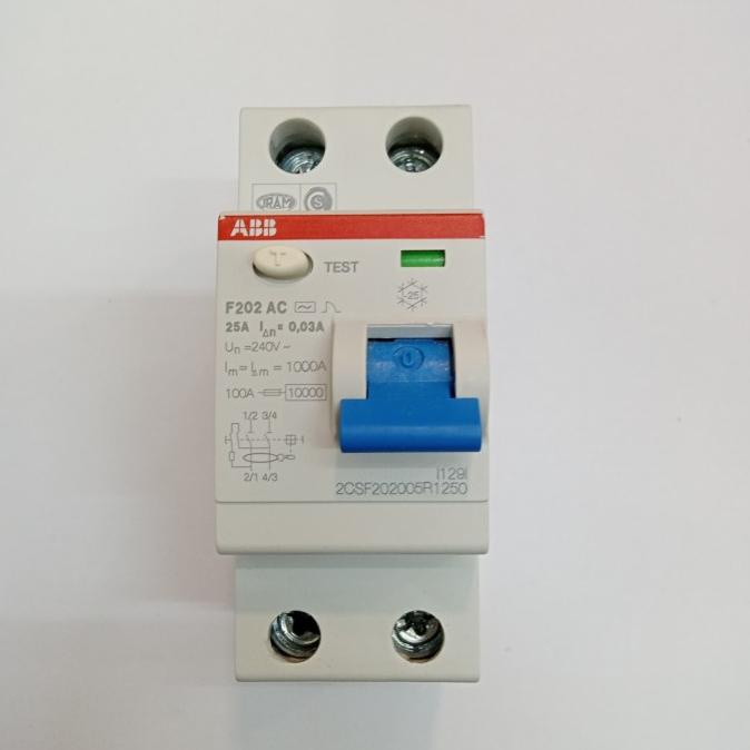 Jual Elcb Abb F202 Ac 2P 25A 0,03A Original | Shopee Indonesia