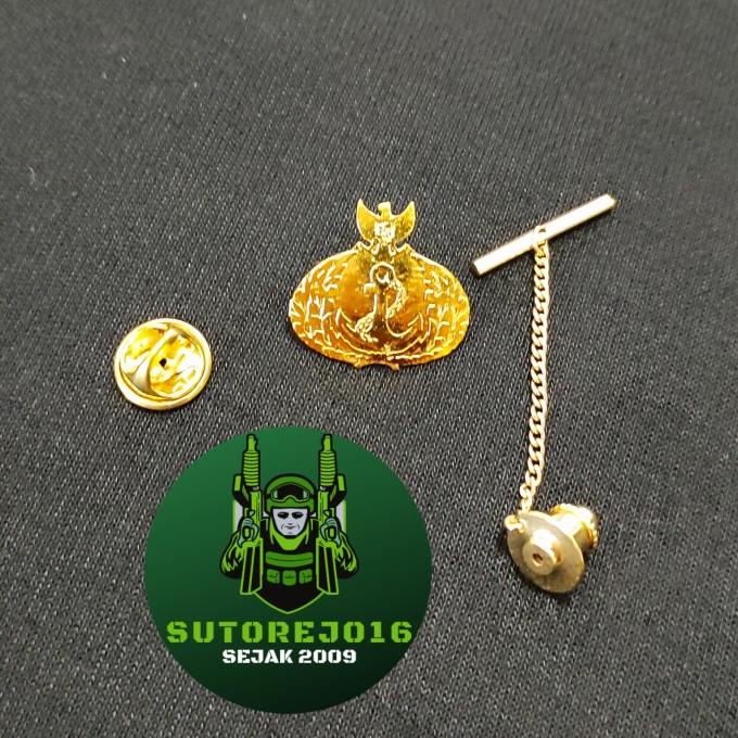 Jual PIN KERAH LOGAM KUNINGAN LOGO TNI AL | Shopee Indonesia