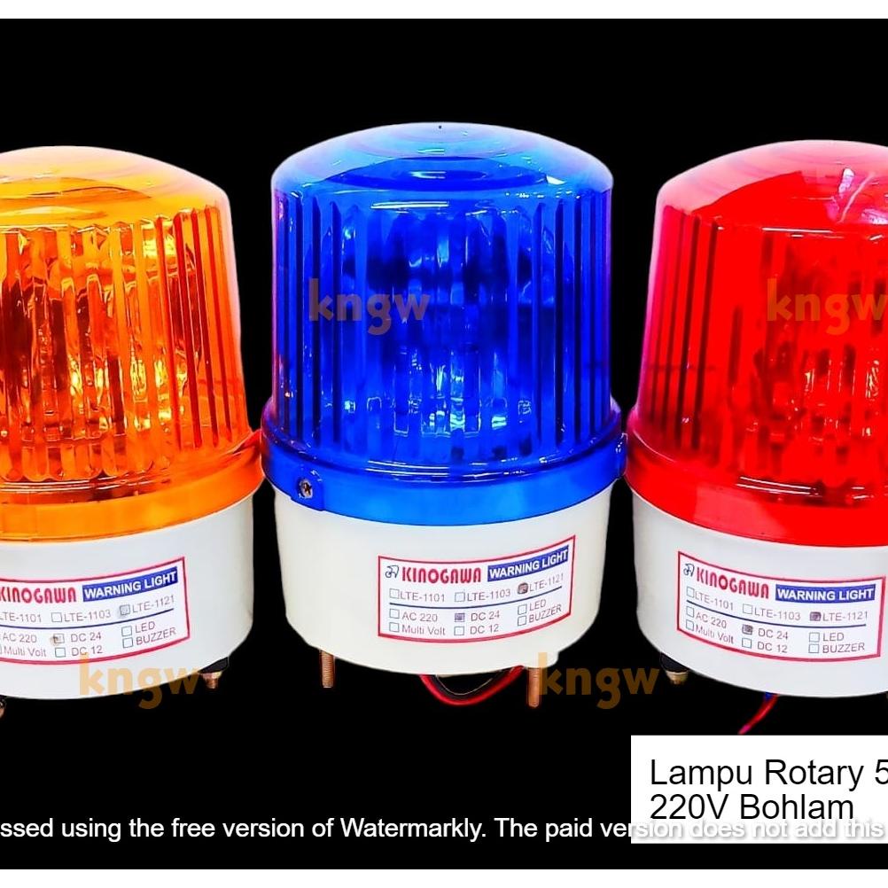 Jual Lampu Rotary 220V 5" Inch - Lampu Putar - Warning Light - Lampu ...