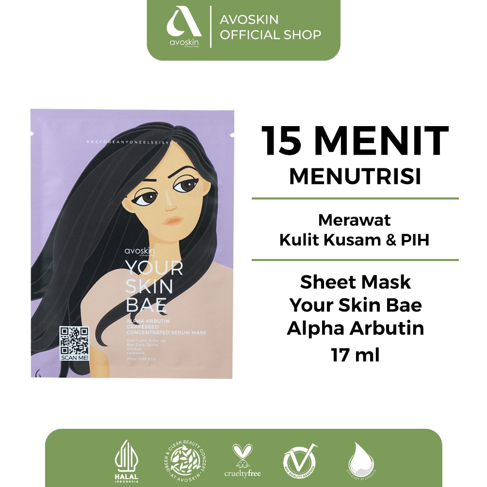 Jual [CODE BARANG 967DKF] Sheet Mask Avoskin Your Skin Bae Alpha ...