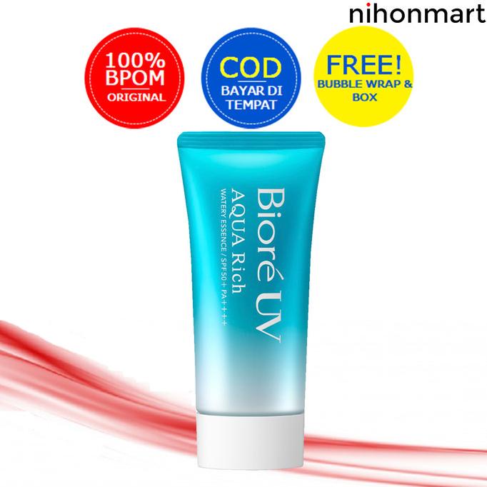 Jual Biore UV Aqua Rich Watery Essence SPF 50 50g | Shopee Indonesia