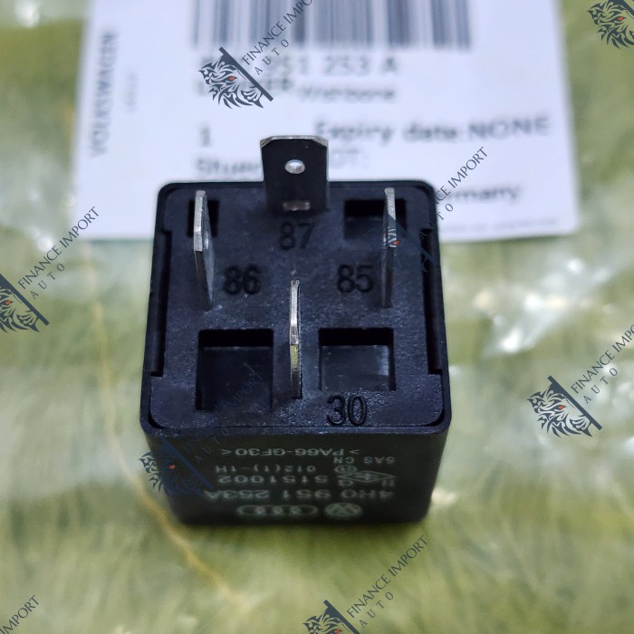 Jual relay vw audi volkswagen original 4h0951253a relay kaki 4 vw audi ...