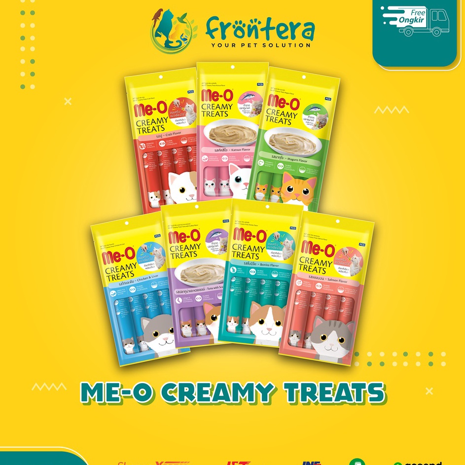 Jual NWZ5-E ME-O CREAMY TREATS 60gr Meo Snack Meo Liquid Meo Creamy ...