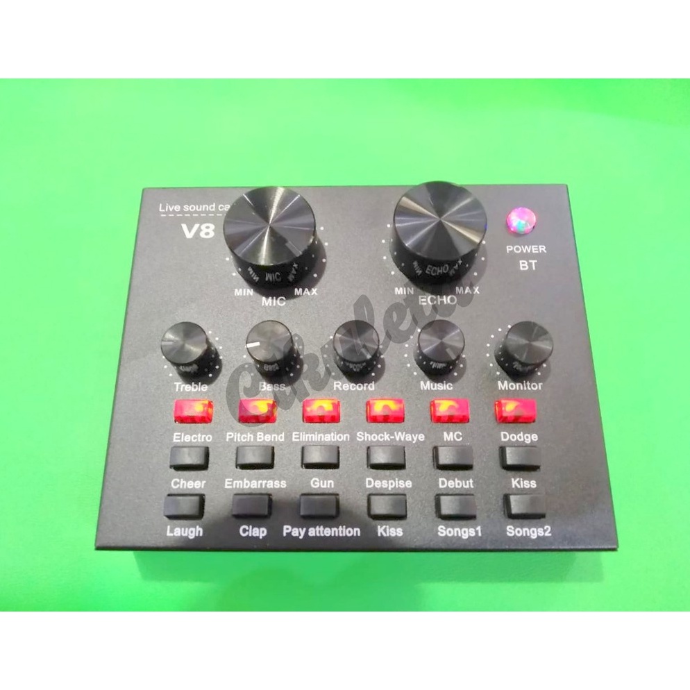 Jual Seller.. Sound card V8 Mixer Bluetooth SoundCard V8 Audio USB ...