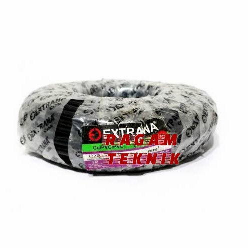 Jual Kabel Listrik Extrana NYYHY 2x4 Hitam Rambut Serabut Rol | Shopee ...