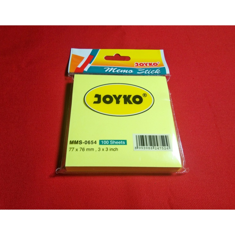 Jual Joyko Memo Stick MMS-0654 (3"x3") ( 1 Set - 100 Lembar ) ( IRRA ...